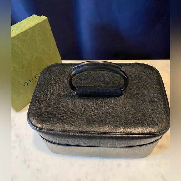 Gucci | Bags | Gucci Vanity Leather Bag | Poshmark